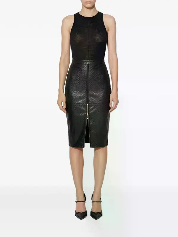 Elisabetta Franchi Wool Top With Ribbing