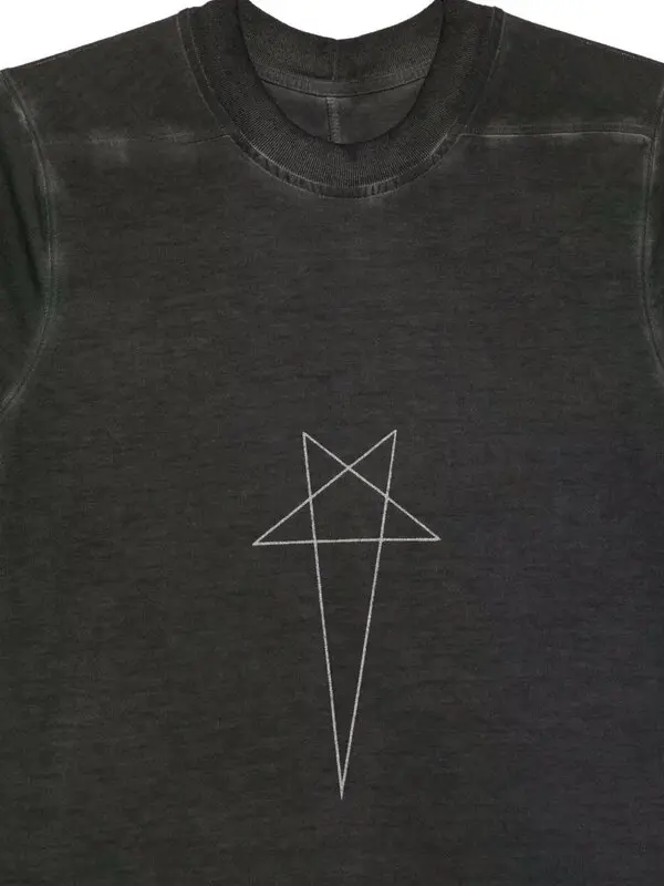 Rick Owens Crew Neck Strap-detail T-shirt