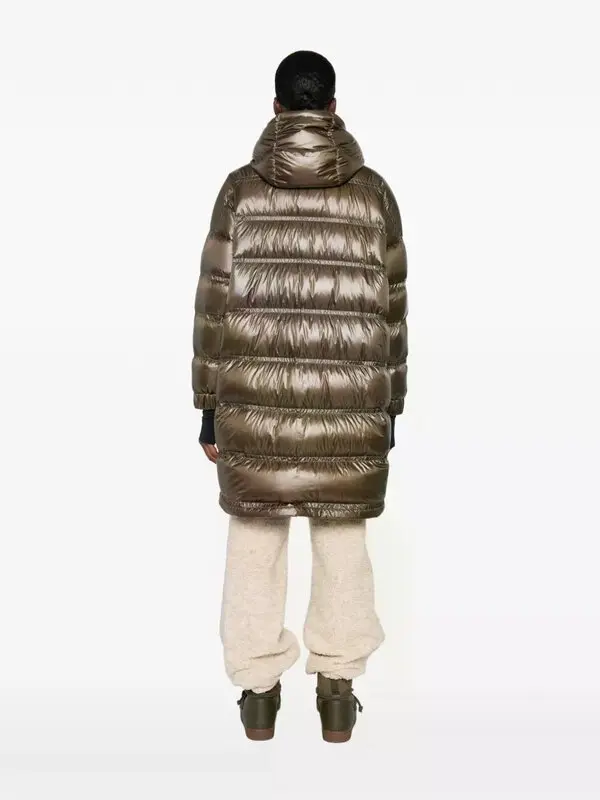 Moncler Quilted Hooded Coat