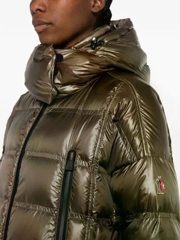 Moncler Quilted Hooded Coat