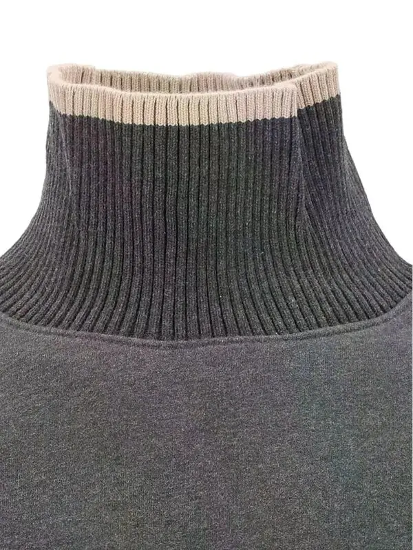 MARANT High-neck Logo-patch Sweater