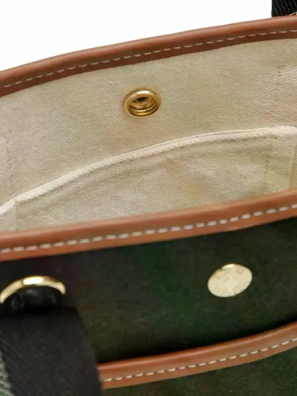 Rue De Verneuil Small Club Leather-trim Tote Bag