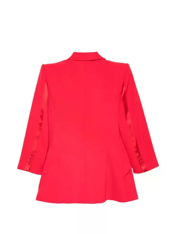 Elisabetta Franchi Logo-plaque Blazer And Straight-leg Trousers Suit