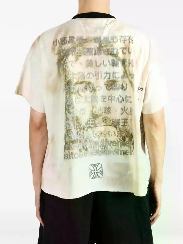 SAITOS Fin De Siecle Graphic-print Crew-neck T-shirt