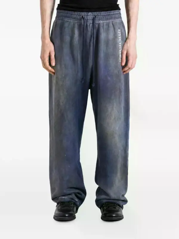 SAITOS Nirva Washed-effect Track Pants