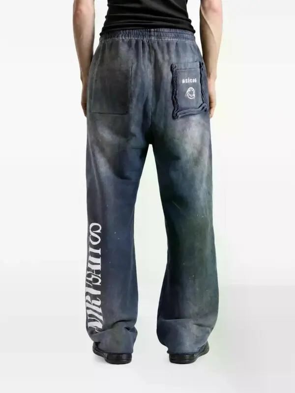 SAITOS Nirva Washed-effect Track Pants
