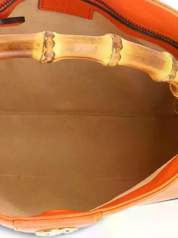 Gucci Diana Nm Bamboo Shoulder Bag Leather Small Tote Bag