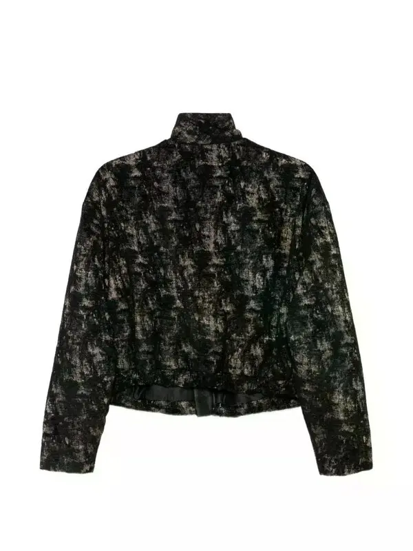 Masnada Abstract-pattern Zip-up Jacket