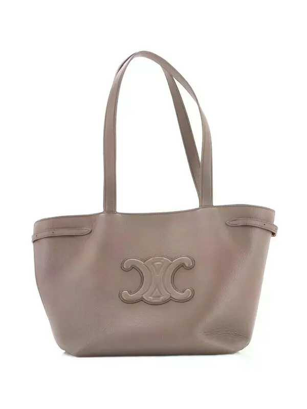 Celine Anais Cabas Leather Small Tote Bag