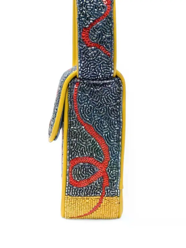 Staud Tommy Hotline Bead-embellished Shoulder Bag
