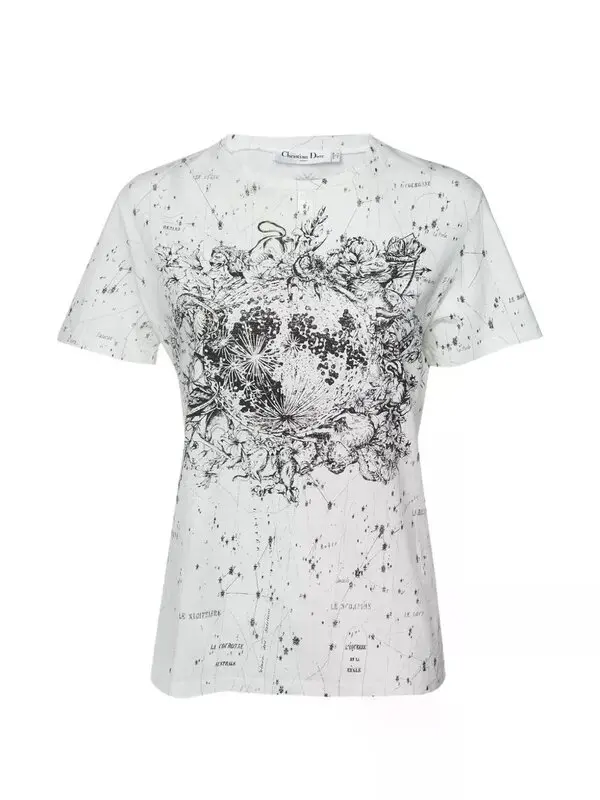 Dior Zodiac Constellation Print T-shirt