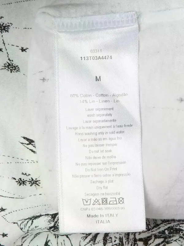 Dior Zodiac Constellation Print T-shirt