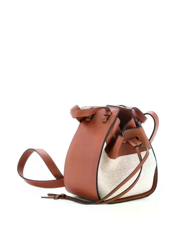 Loewe Hammock Bag Leather And Anagram Jacquard Mini Crossbody Bag