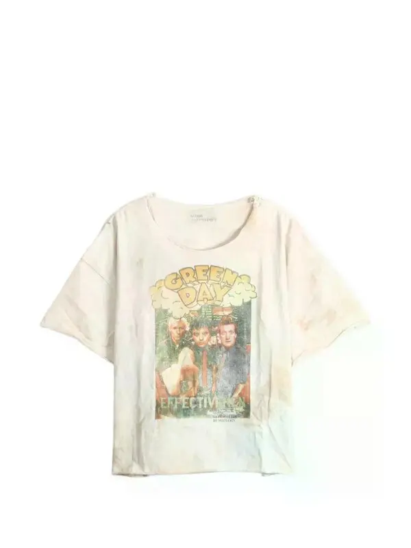 SAITOS Green Day Raw-cut T-shirt