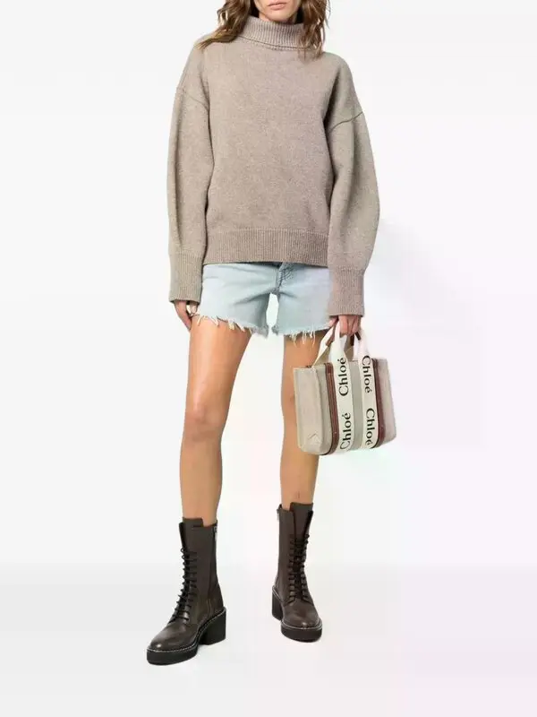 Chloé Small Woody Logo-print Tote Bag