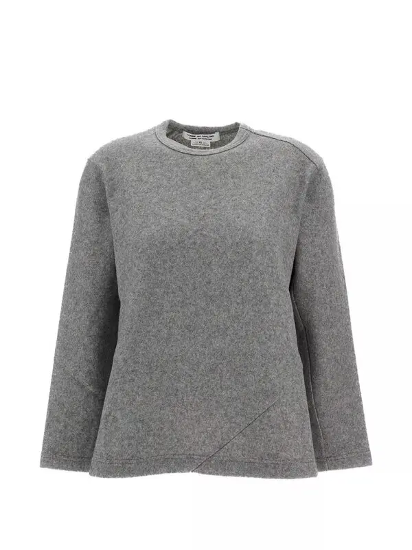 Comme Des Garçons Asymmetric-seam Sweatshirt