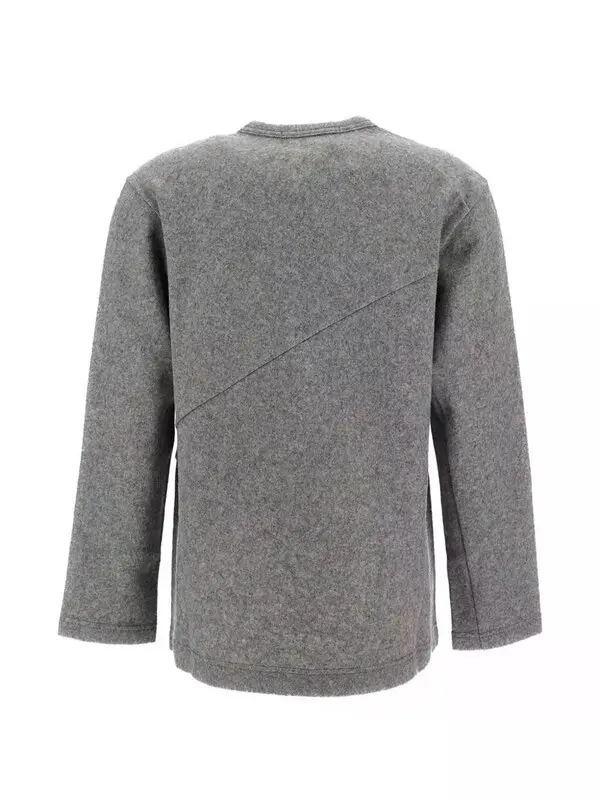 Comme Des Garçons Asymmetric-seam Sweatshirt