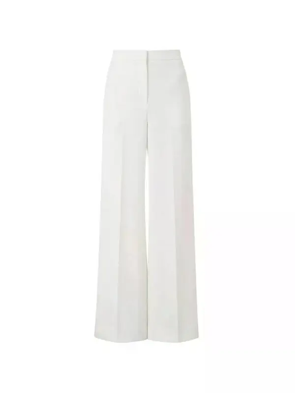 GEMY MAALOUF Pressed-crease Wide-leg Trousers