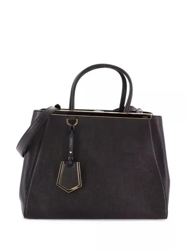 Fendi 2jours Bag Leather Medium Tote Bag