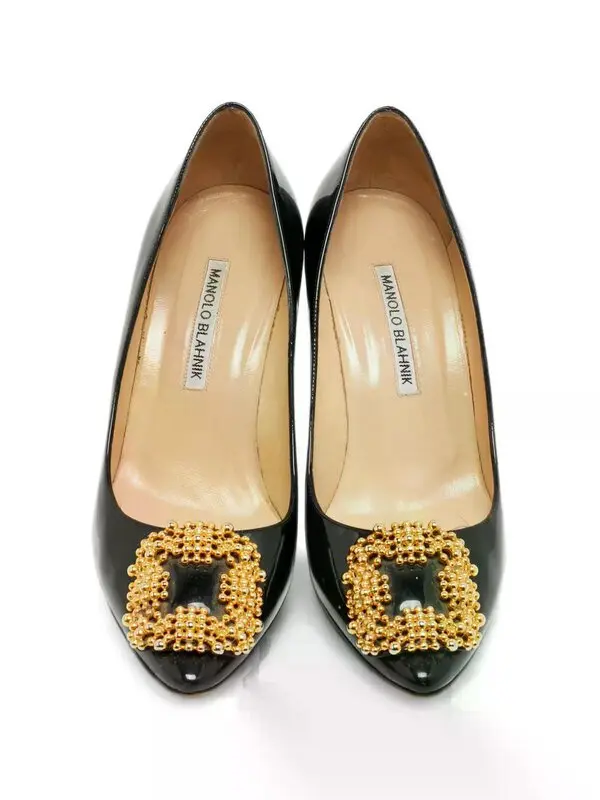 Manolo Blahnik Hangisi Buckle Pumps