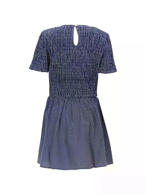 Baum Und Pferdgarten Assandra Gingham Smocked Mini Dress