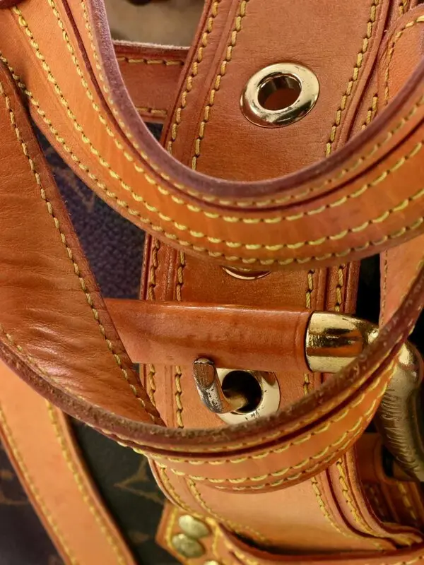 LOUIS VUITTON Theda Handbag Monogram Canvas Gm Satchel - Brown