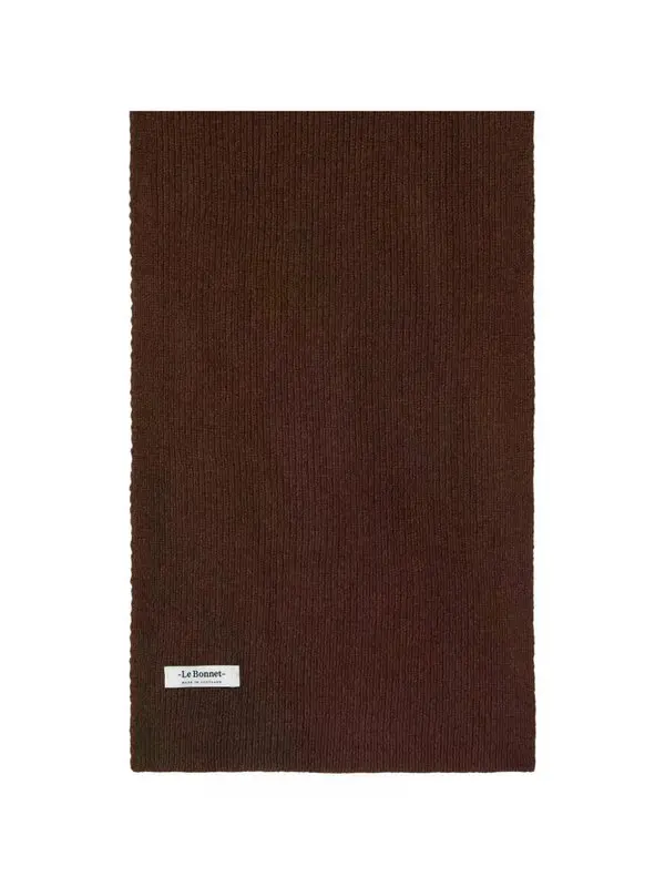 LE BONNET Ribbed-knit Scarf