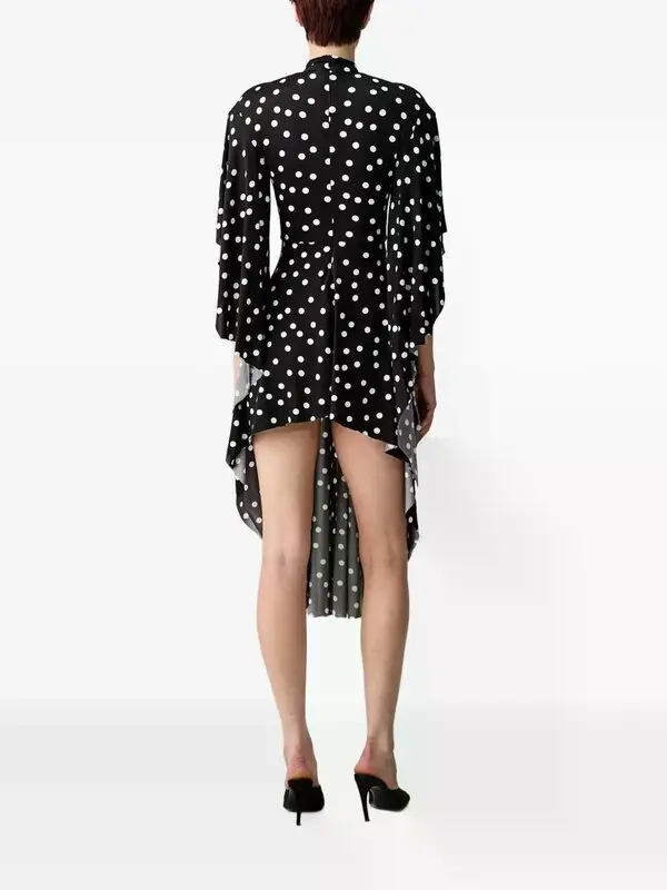 Vetements Polka-dot Asymmetric-hem Dress