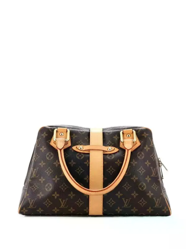 LOUIS VUITTON Manhattan Handbag Monogram Canvas Gm Satchel