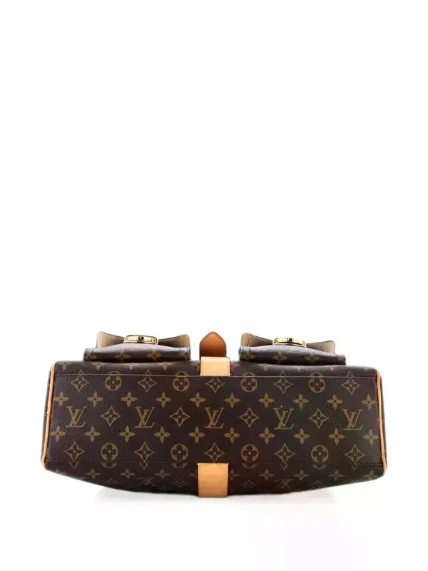 LOUIS VUITTON Manhattan Handbag Monogram Canvas Gm Satchel