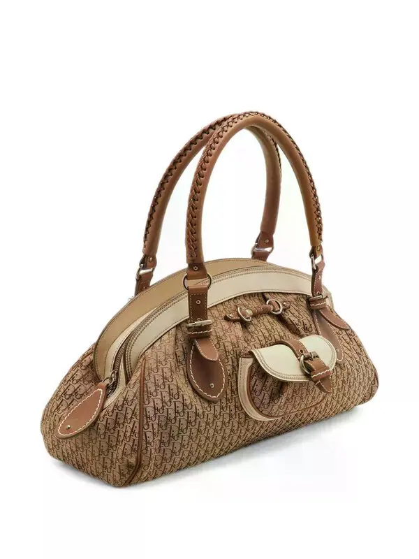 Dior 2007 My Trotter-print Tote Bag - Neutrals