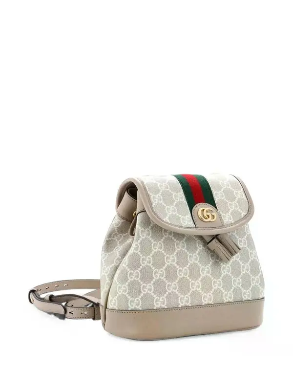 Gucci Ophidia Flap Gg Coated Canvas Mini Backpack