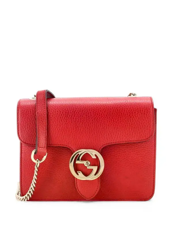 Gucci Interlocking Leather Small Shoulder Bag
