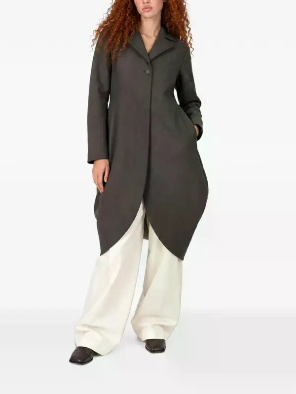 NICCOLO PASQUALETTI Tulipano Curved-hem Coat