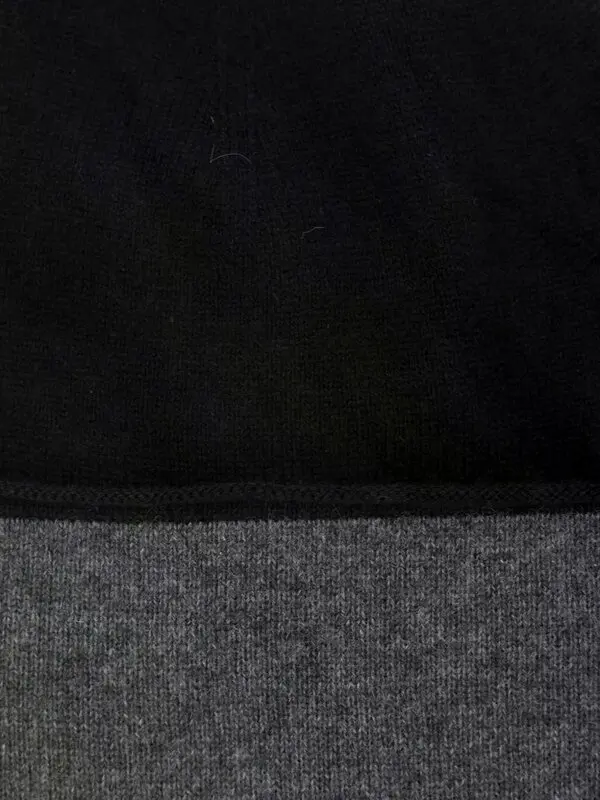 KANGRA Two-tone Cashmere Beanie Hat