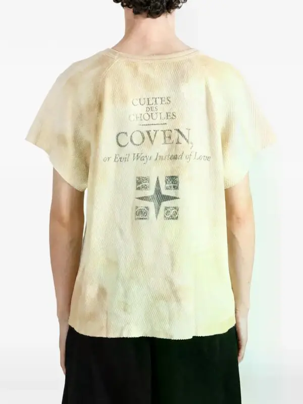 SAITOS Waffle Mess Graphic-print T-shirt
