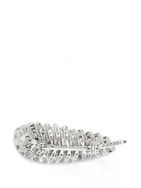 SWAROVSKI Vienna Cubic-zirconia Feather Brooch