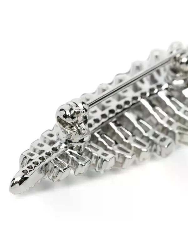 SWAROVSKI Vienna Cubic-zirconia Feather Brooch
