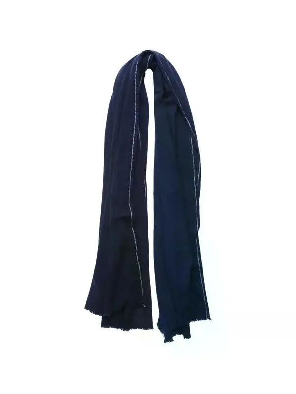 Comme Des Garçons X William Welstead Herringbone Frayed Scarf