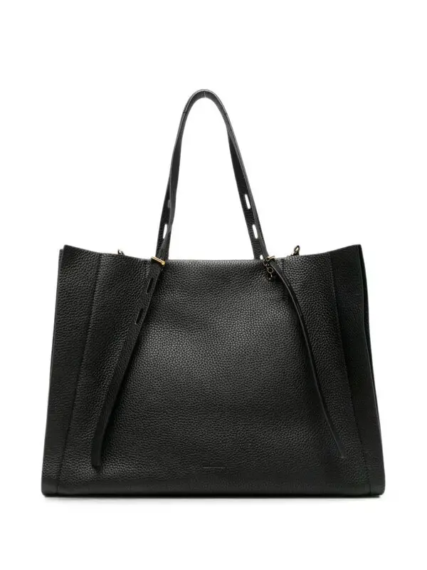 MINOBOSSI Pebbled-leather Tote Bag