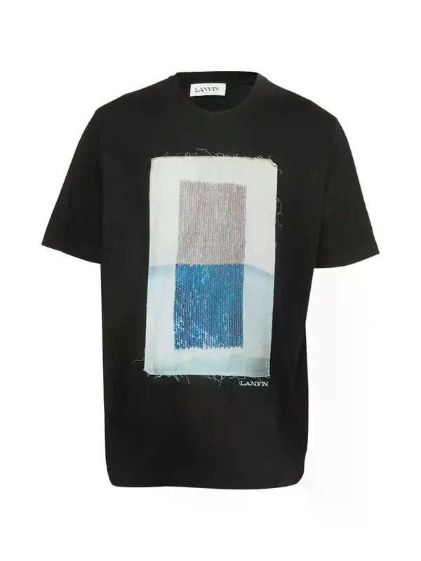 LANVIN Archives Print Patch T-shirt