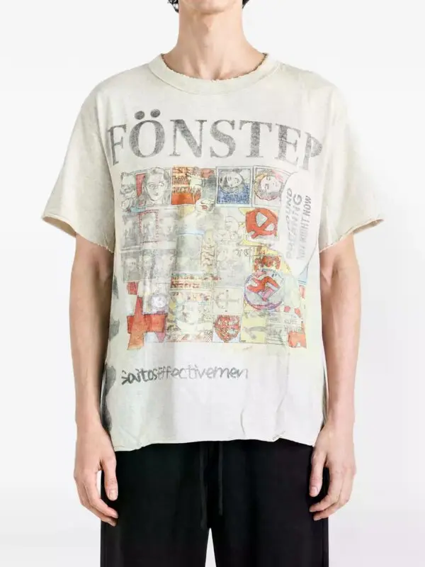 SAITOS Fonster Raw-cut T-shirt