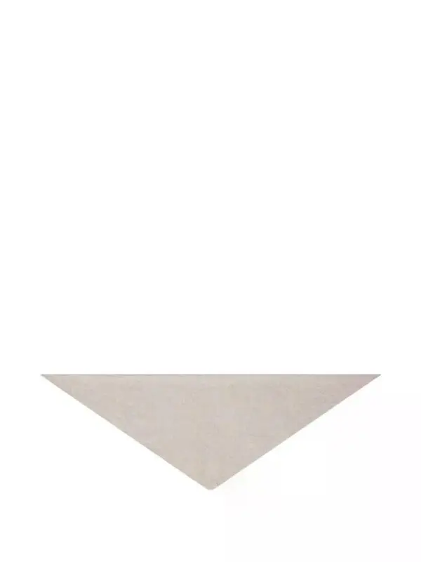 LE BONNET Knitted Triangle Scarf