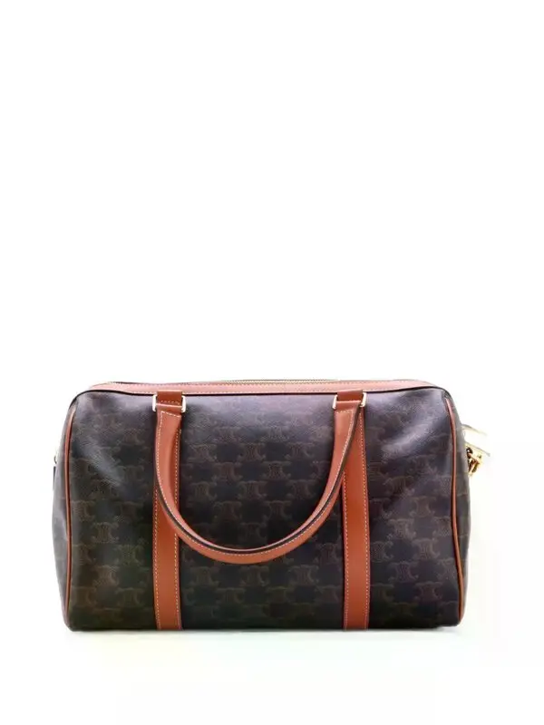 Celine Convertible Duffle Bag Triomphe Coated Canvas Large Travel Bag
