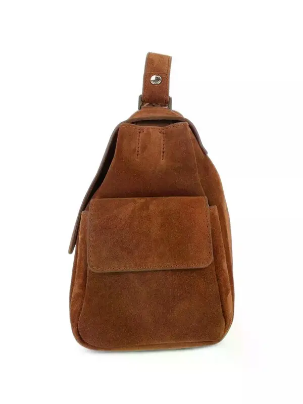 Orciani Small Sveva Cargo Leather Tote Bag