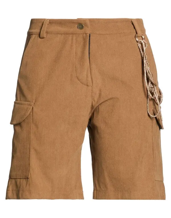 DISCLAIMER Shorts & Bermuda Shorts Camel Size Polyester