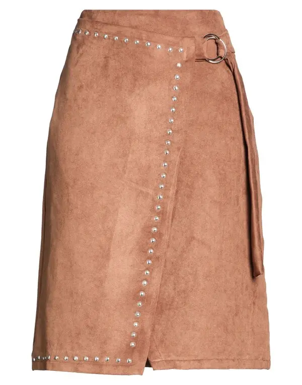 HAVEONE Midi Skirt Size Polyester, Elastane