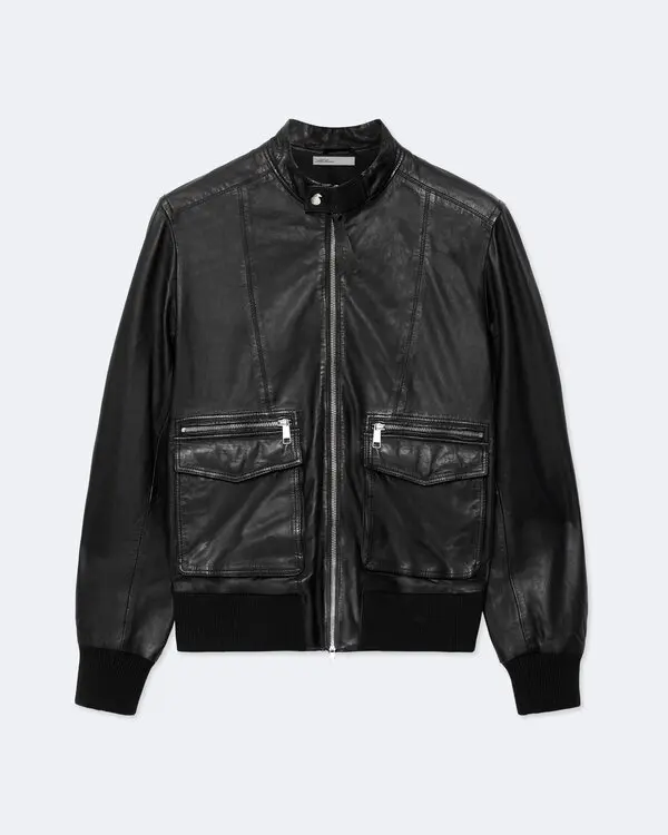 ALLSAINTS Hiro Leather Bomber Jacket