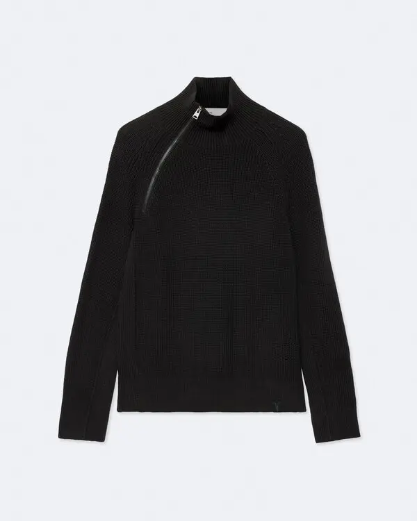 ALLSAINTS Kit Zipped Funnel-neck Sweater