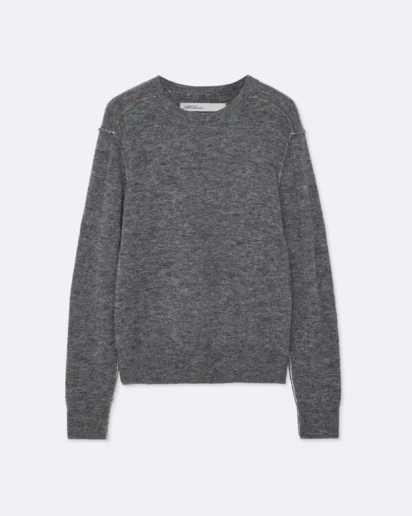 ALLSAINTS Soren Alpaca-blend Crew-neck Sweater - Grey